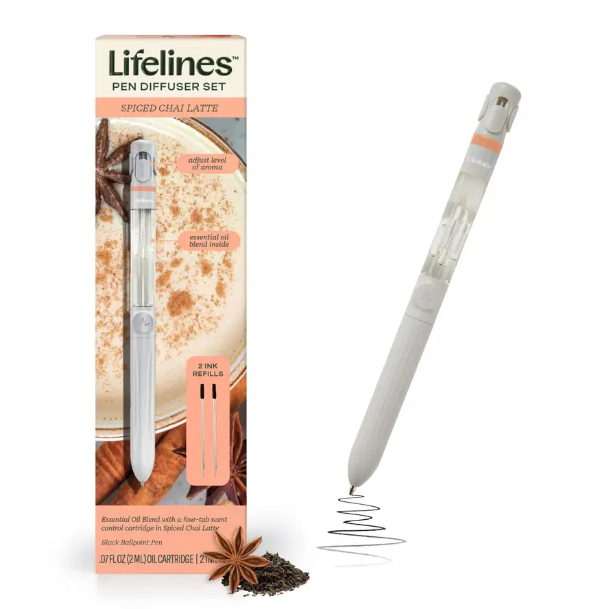 Lifelines Spiced Chai Latte Essential Oil Blends Pen Diffuser – Sensory Tool House, LLC