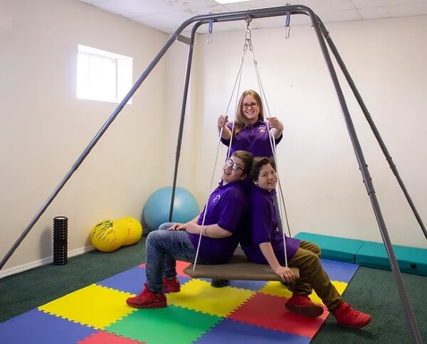 Carpeted Platform Jr. Swing – Sensory Tool House, LLC