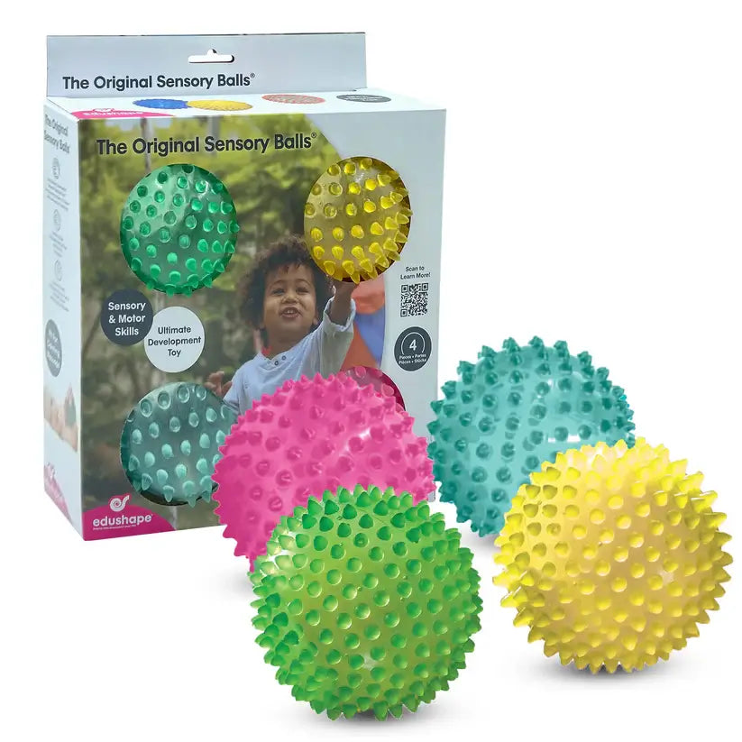 The Original Sensory Balls See-Me 4-Pack - Edushape – Sensory Tool ...