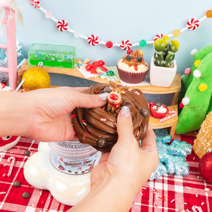 Reindeer Poop Butter Slime - Kawaii Slime Co. – Sensory Tool House, LLC