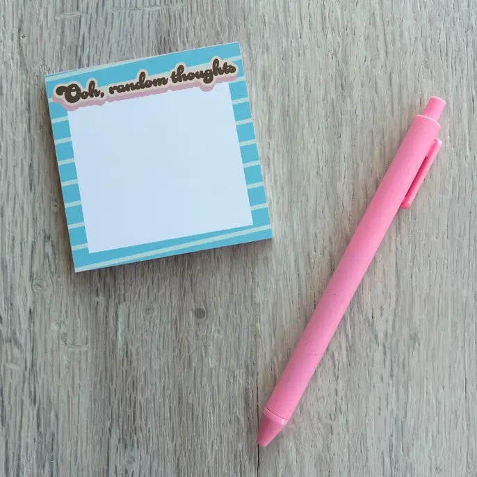 Ooh, Random Thoughts! 3x3" Sticky Notes (50 Sheets) – Sensory Tool ...