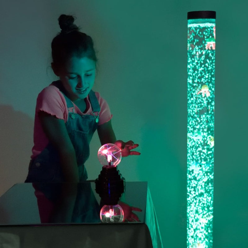 Combo Pack - 4-ft Aquarium Bubble Tube & 3" Plasma Ball – Sensory Tool ...