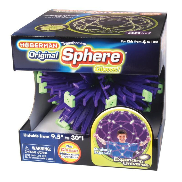 Glow Hoberman Sphere – Sensory Tool House, LLC